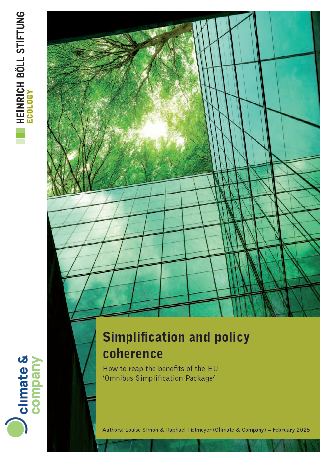 Simplification and policy coherence | Heinrich Böll Stiftung | Brussels ...