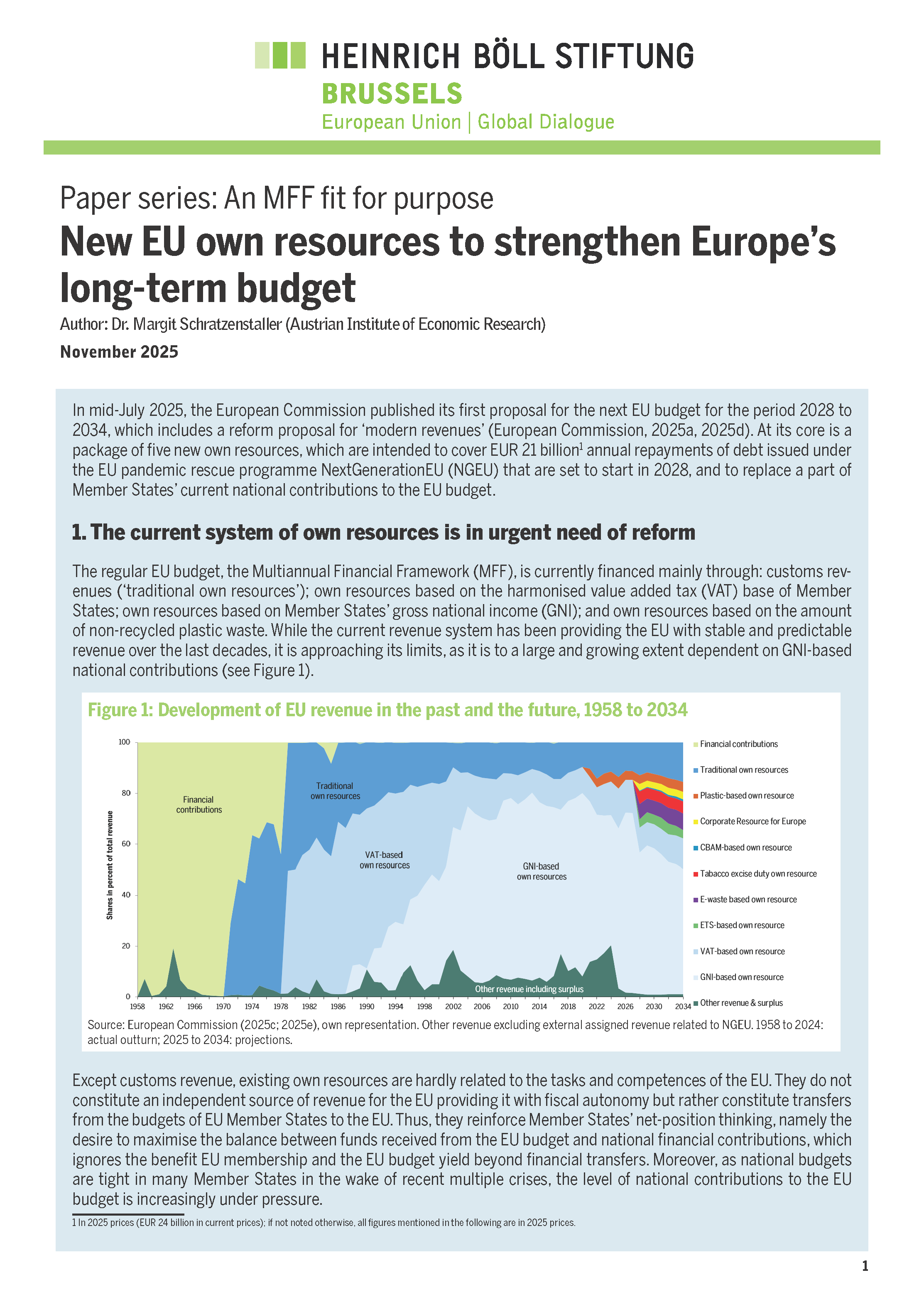 New EU own resources to strengthen Europe’s long-term budget | Heinrich ...
