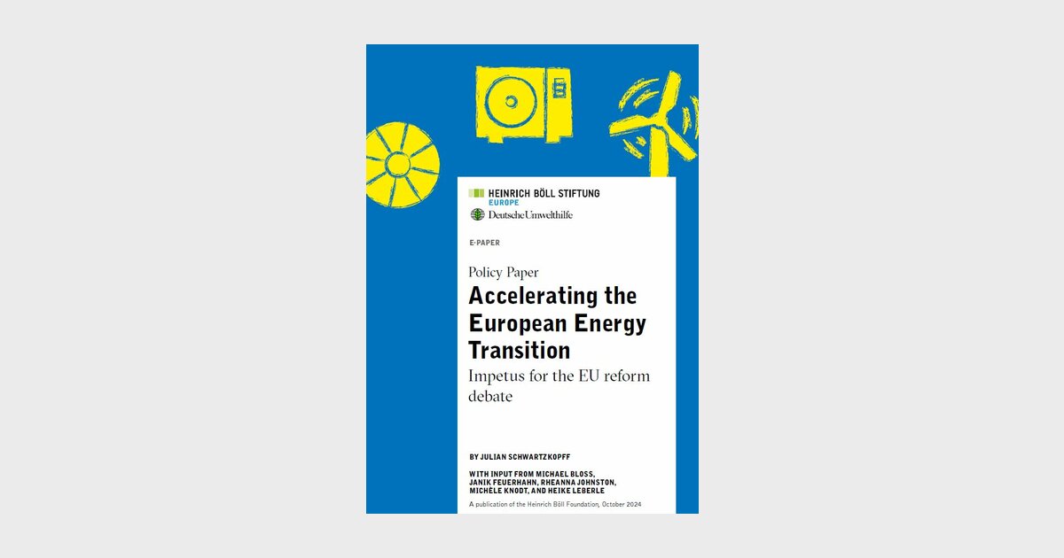 Accelerating the European Energy Transition | Heinrich Böll Stiftung ...