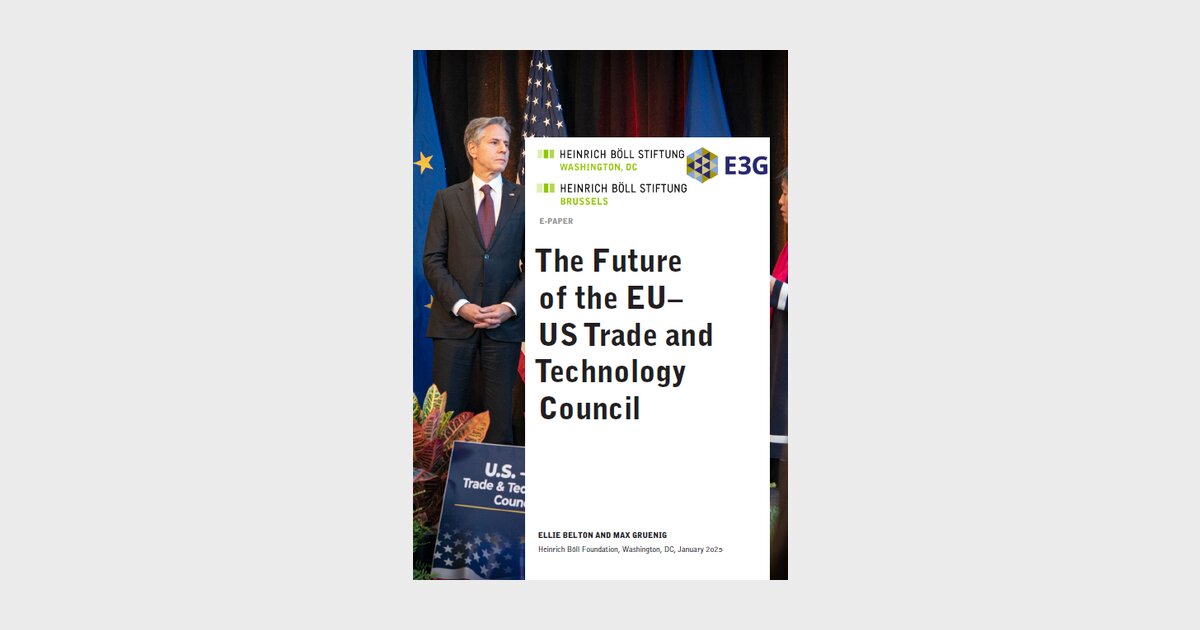 The Future of the EU– US Trade and Technology Council | Heinrich Böll ...